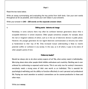 Your writing task: CPE part 1 Essay | Ben Teaches English